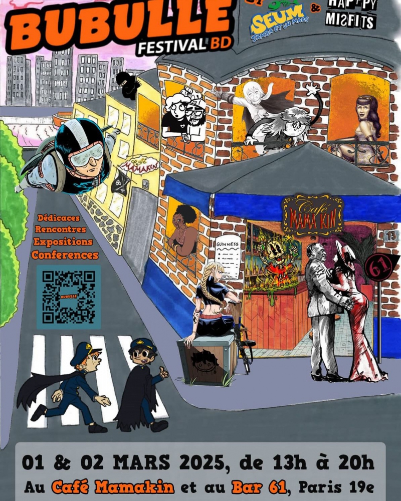 Le Bubulle Festival fait son retour avec Happy Misfits, Guile Sharp, Geoffo, des expo' et bien d ...